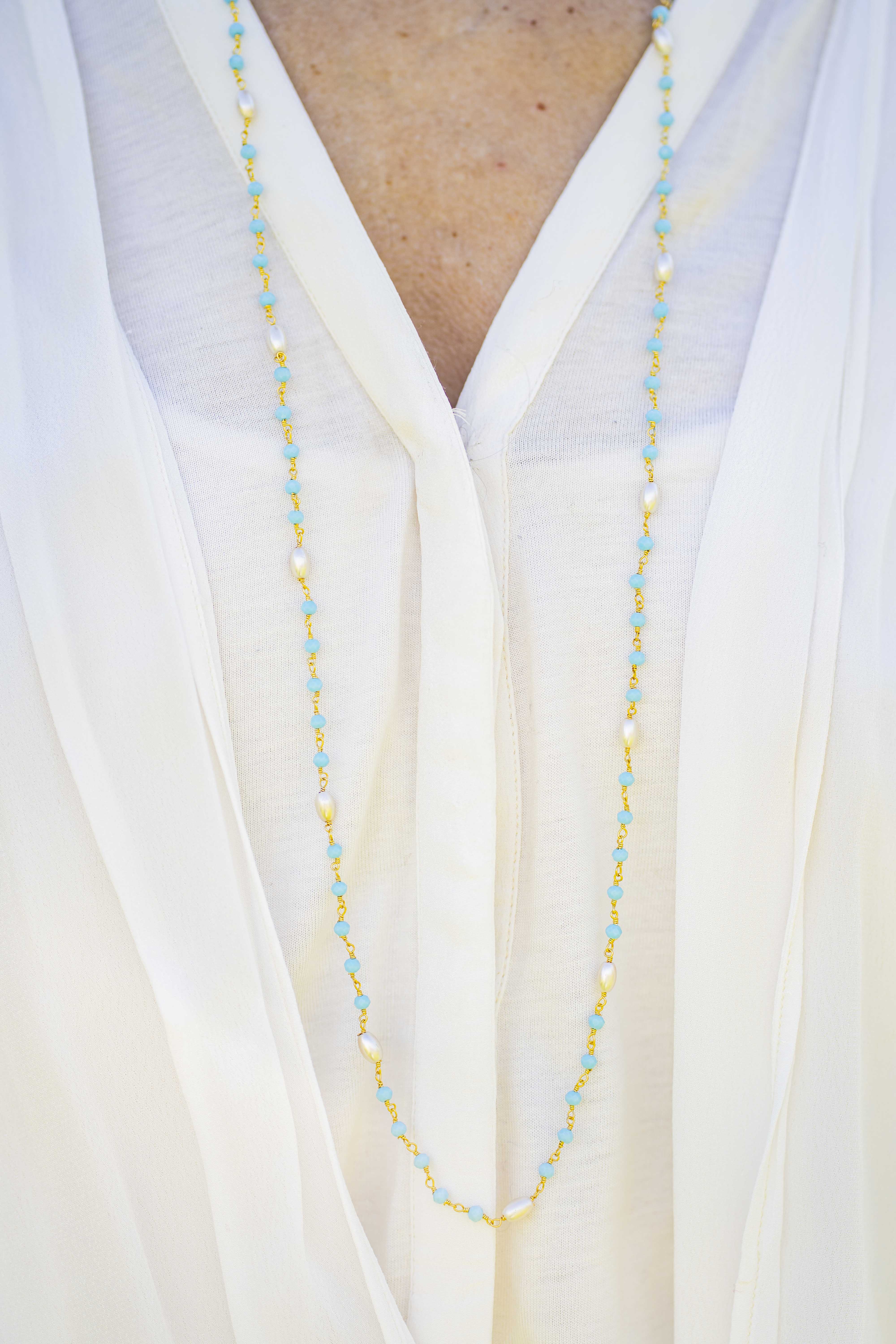 Collar largo Morsaline - Joyería Artesanal Mamen Aceña